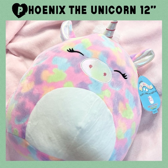 Squishmallows | Other | Phoenix Squishmallow Unicorn 2 Cracker Barrel ...
